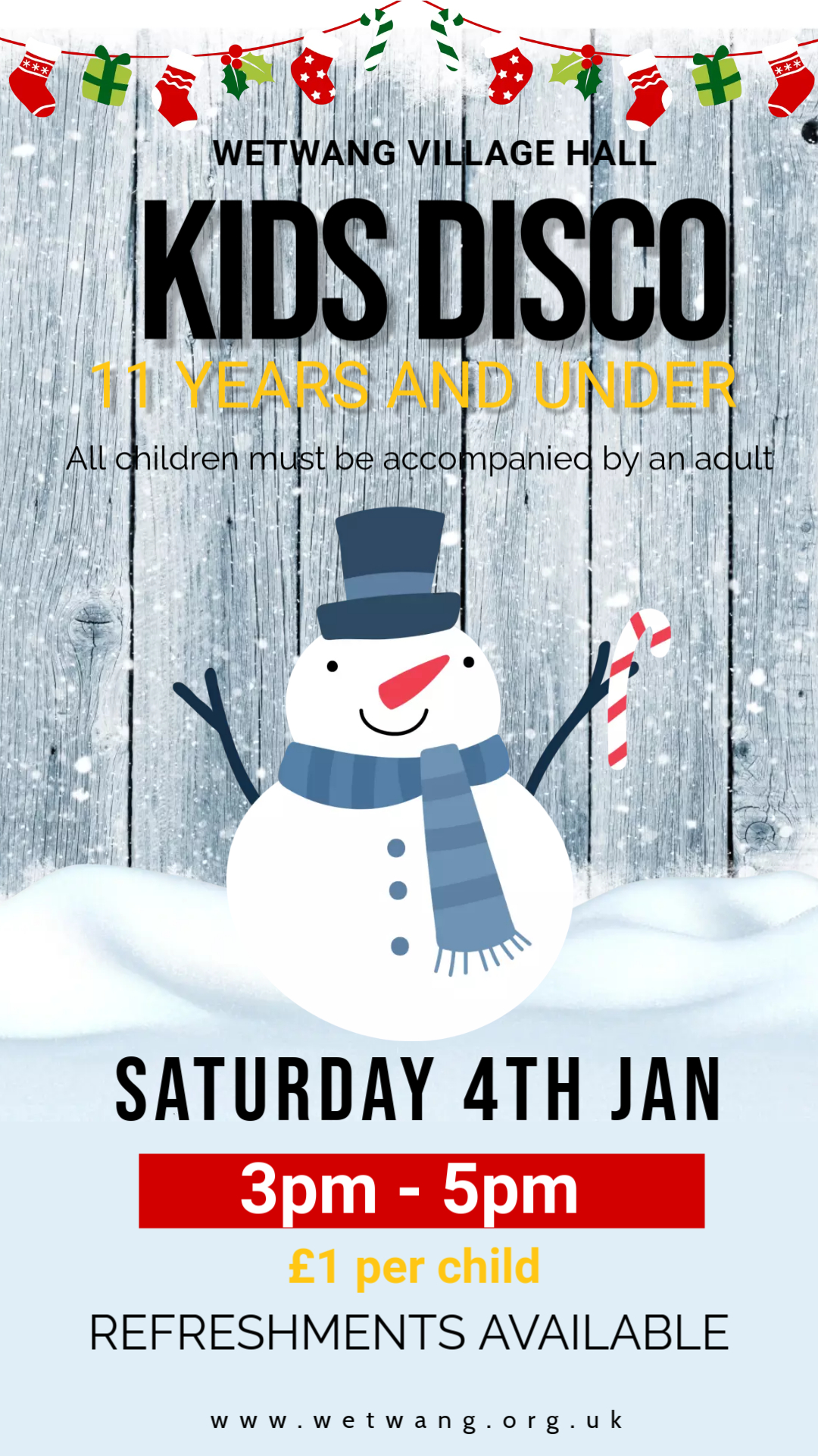 Kids Disco | Wetwang Village